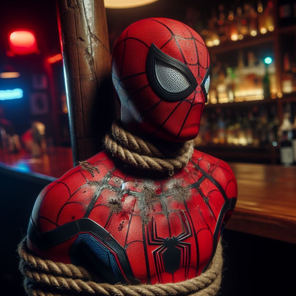 AI Spidey bondage – Captured Heroes